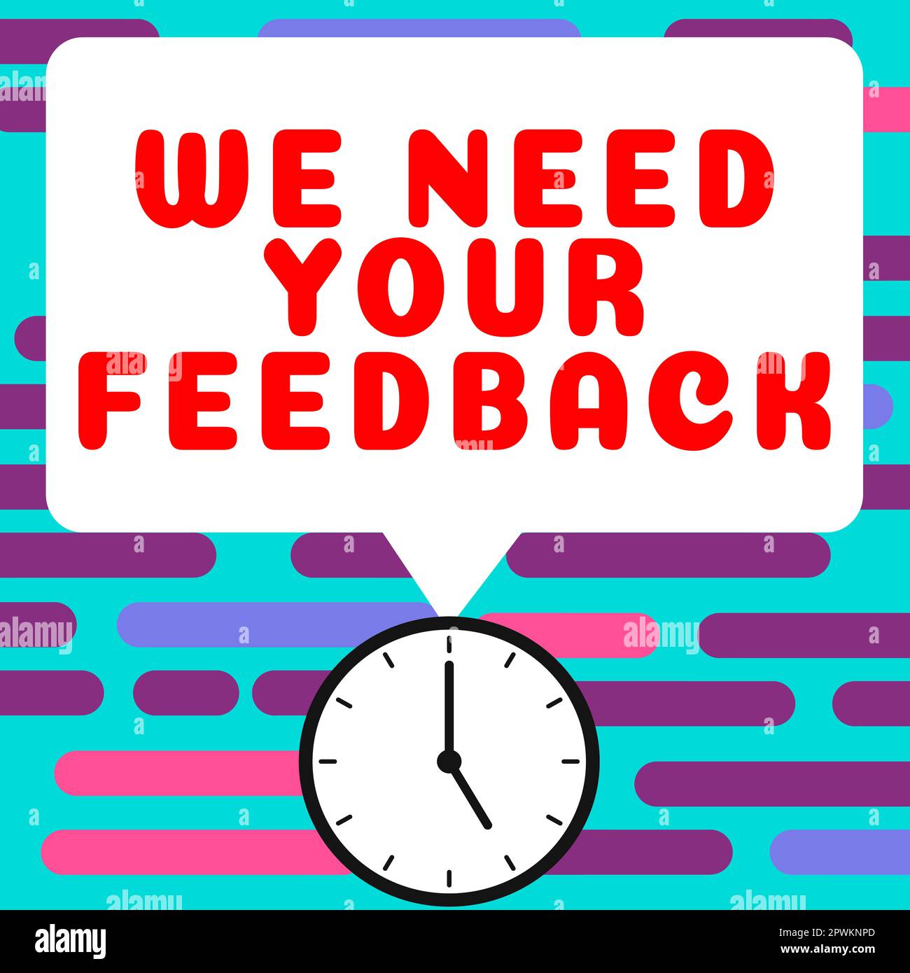 Text caption presenting We Need Your Feedback, Business approach Give ...