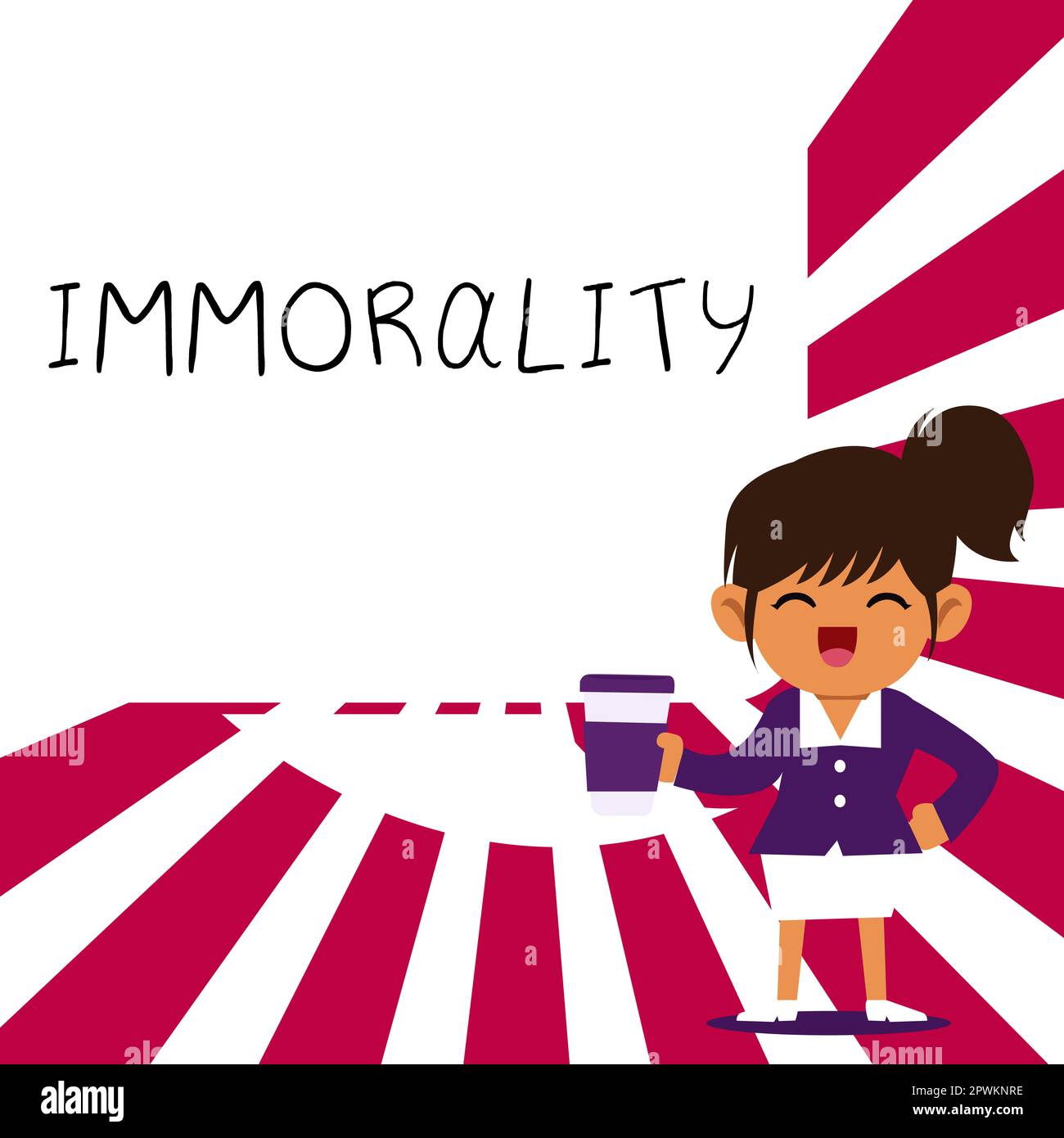Conceptual display Immorality, Concept meaning the state or quality of ...