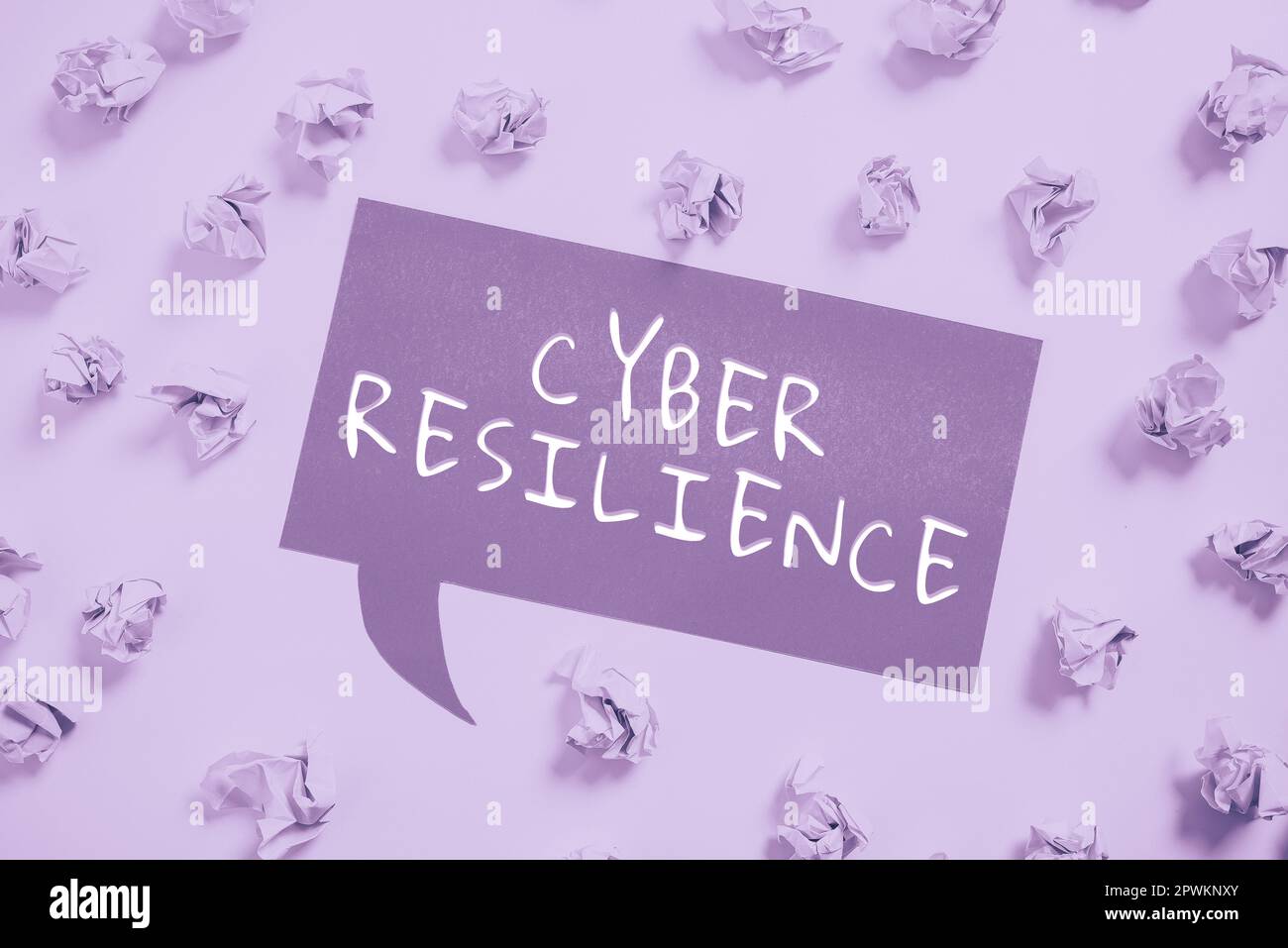 Sign displaying Cyber Resilience, Internet Concept measure of how well ...