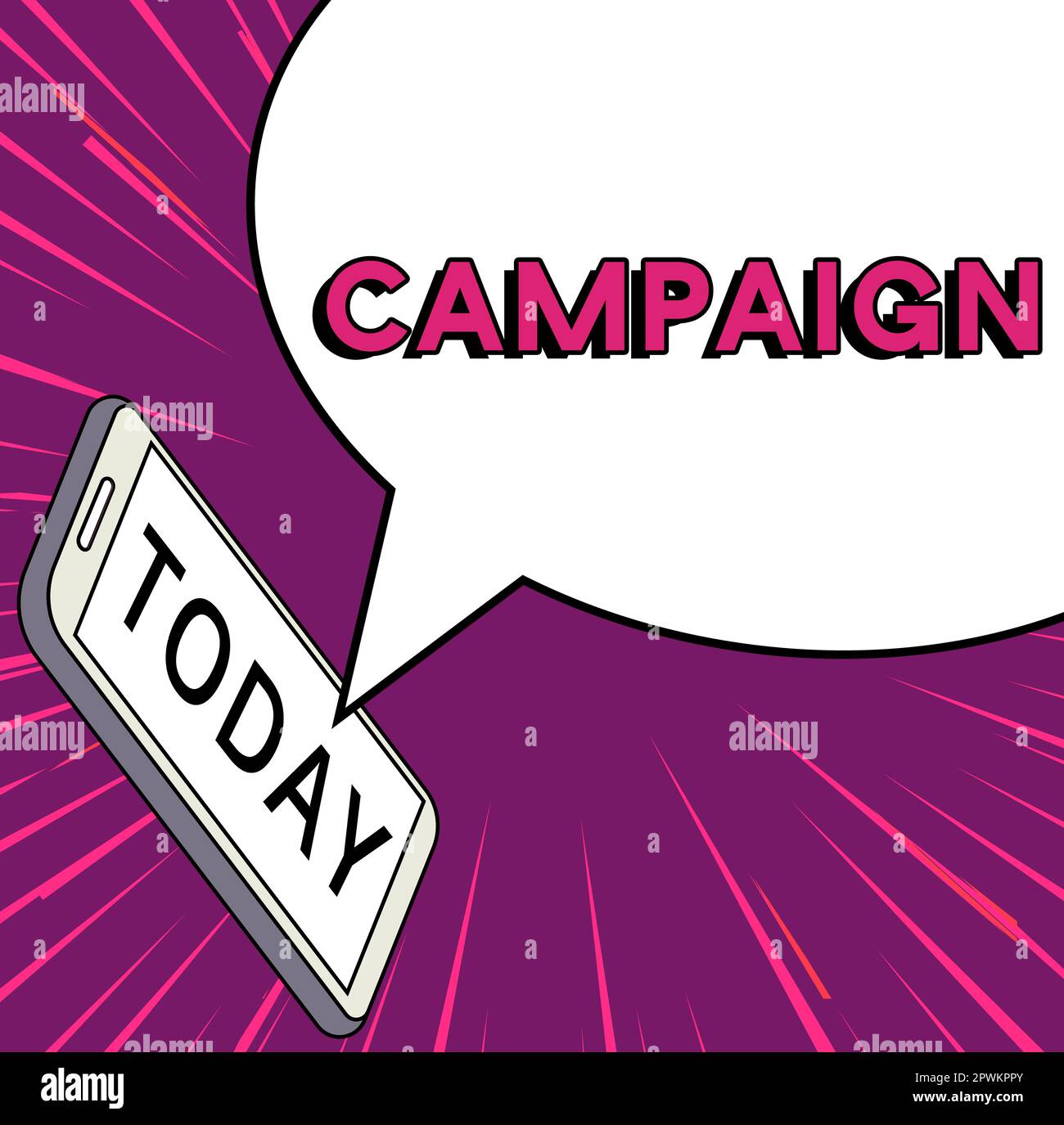 Inspiration showing sign Campaign, Business idea organized course of ...