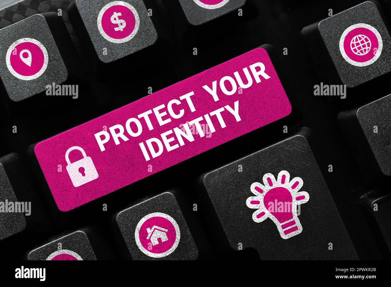 Text caption presenting Protect Your Identity, Internet Concept ... Text caption presenting Protect Your Identity, Internet Concept ...