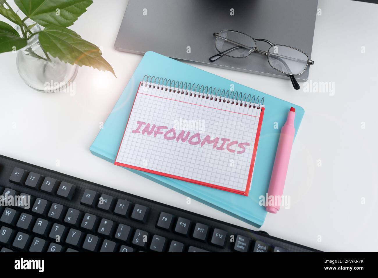 Text sign showing Infonomics, Business concept visual image used to ...
