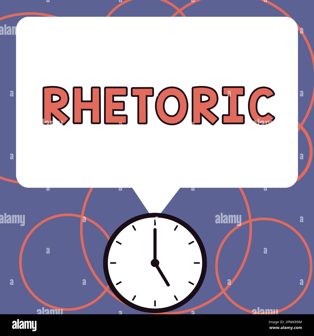 Writing displaying text Rhetoric, Word for study of writing or speaking ...