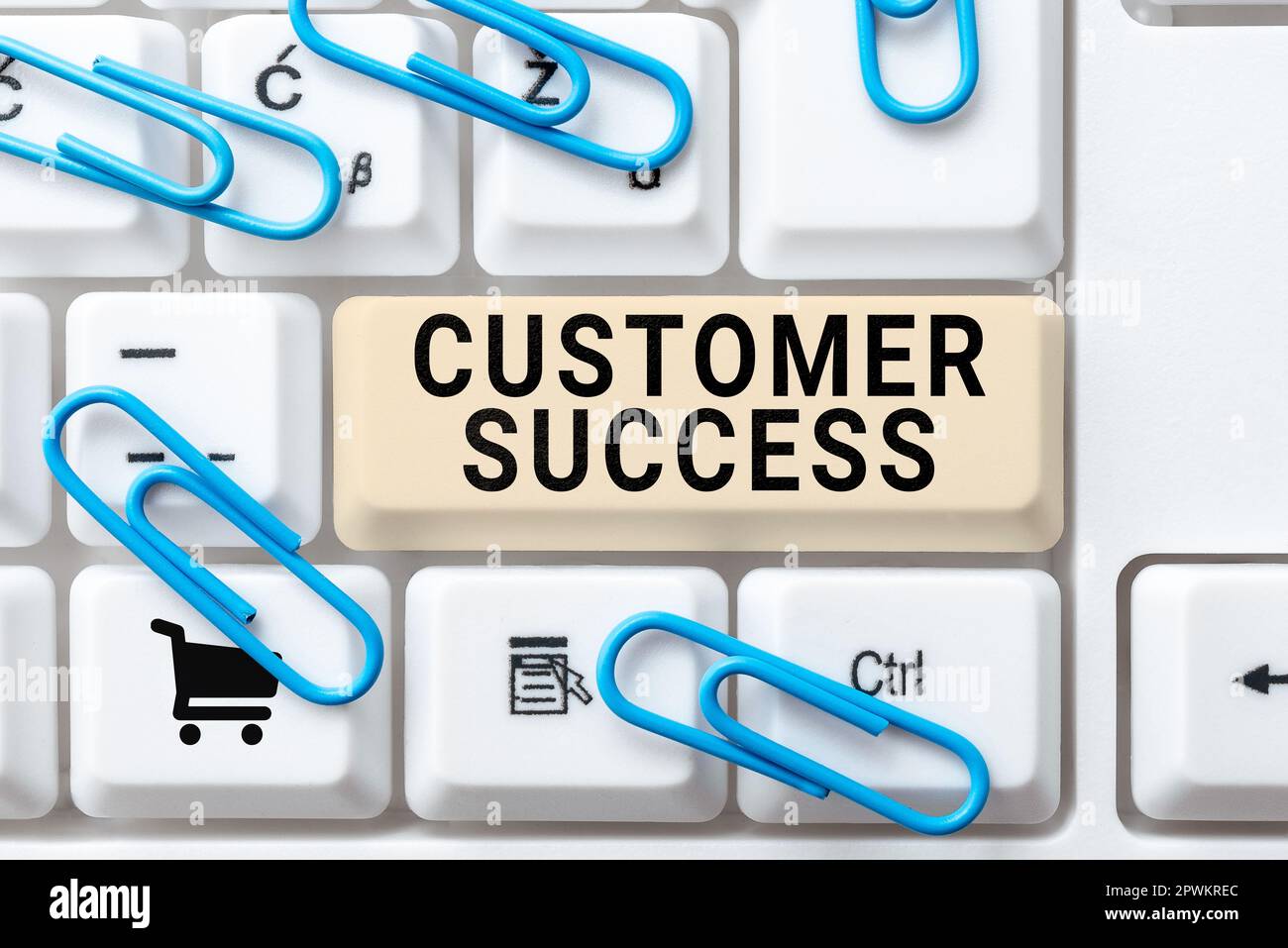 Conceptual caption Customer Success, Business overview customers ...
