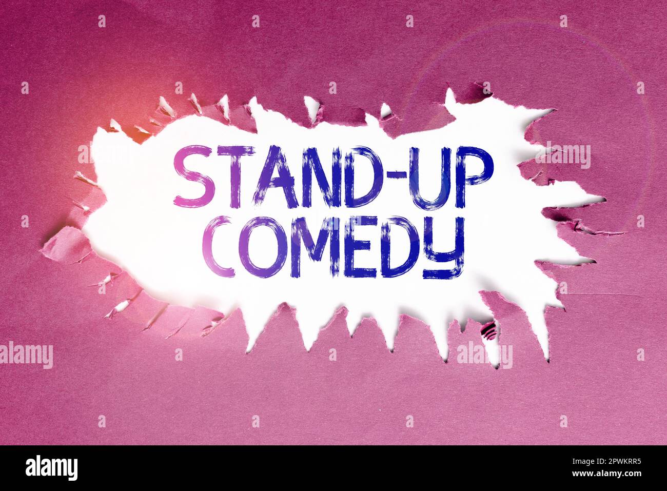 Text caption presenting Stand Up Comedy, Business approach Comedian ...