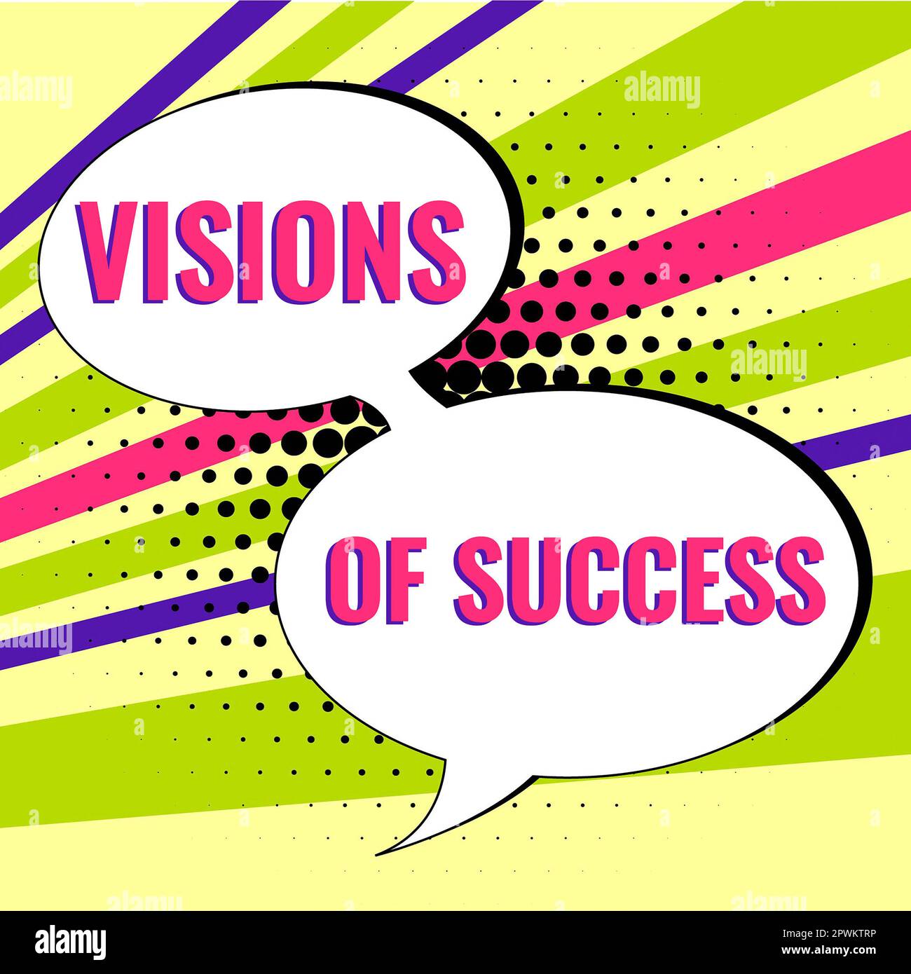 Conceptual caption Visions of Success, Word for Clear End Result of ...