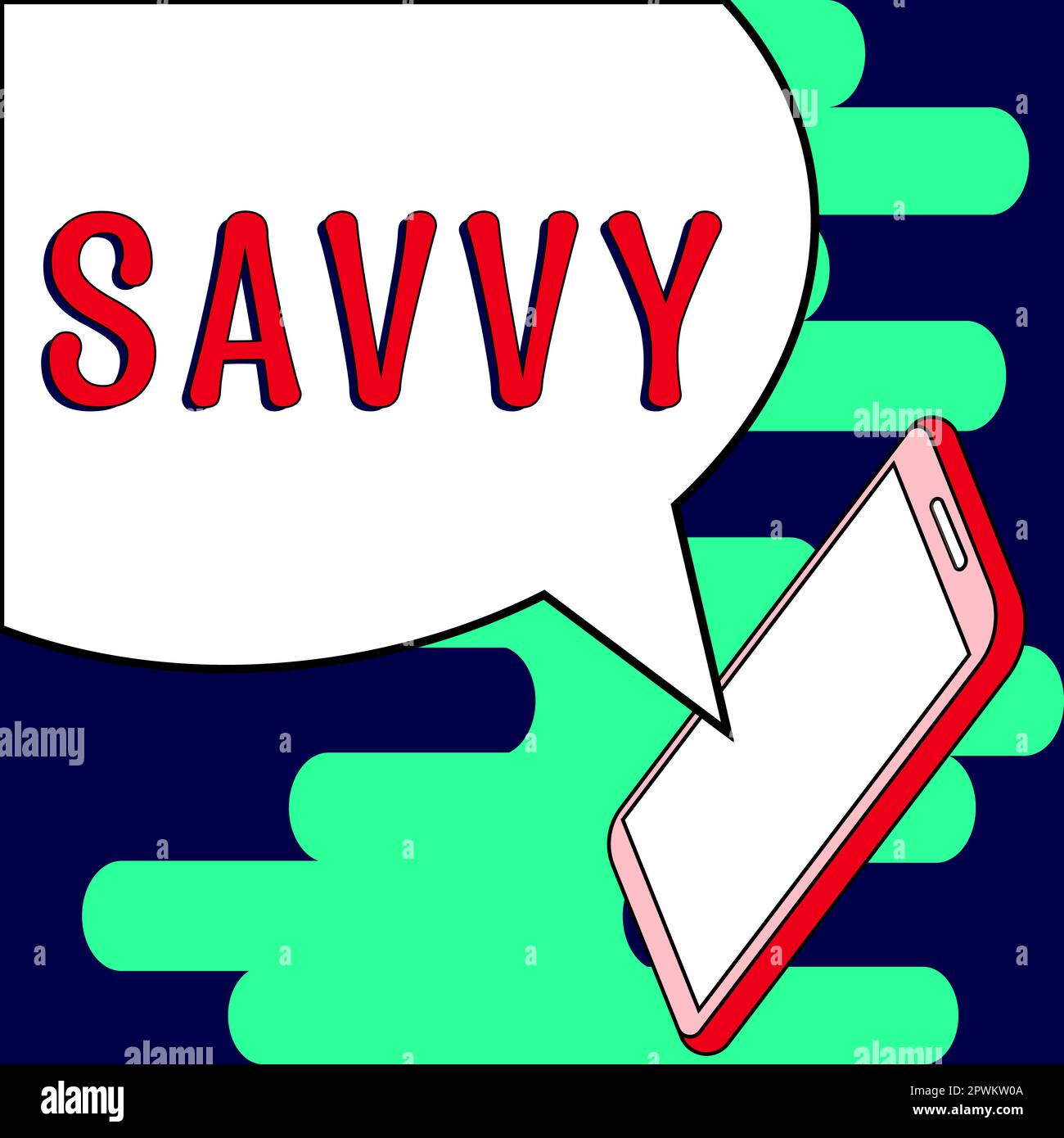 Conceptual display Savvy, Business concept having perception ...