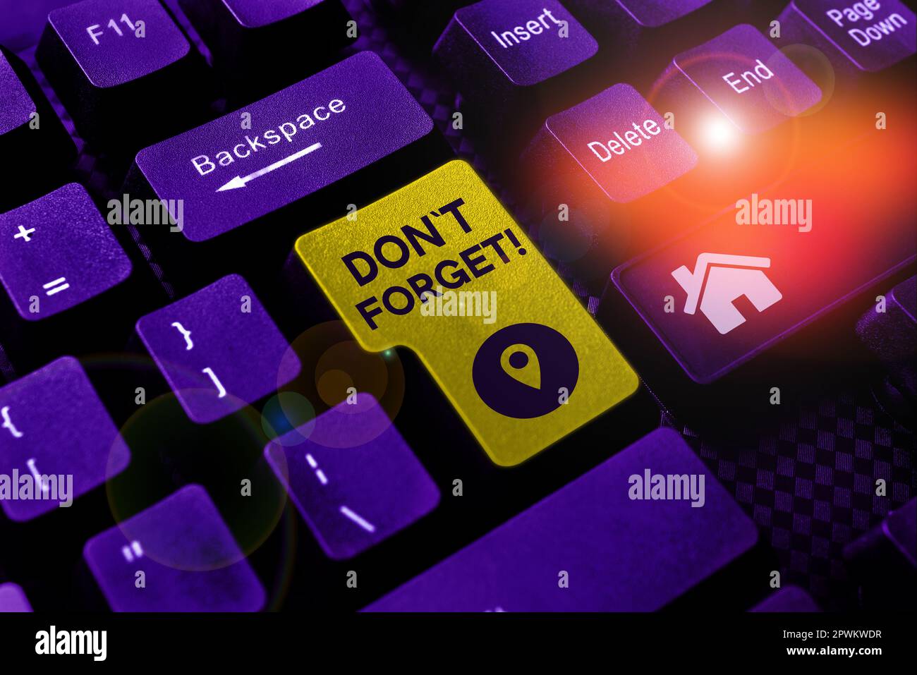 Conceptual caption Don'T Forget, Business showcase asking someone to ...