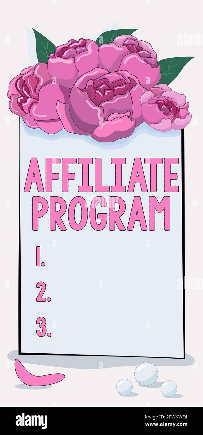 Text showing inspiration Affiliate Program, Word for Automated platform ...