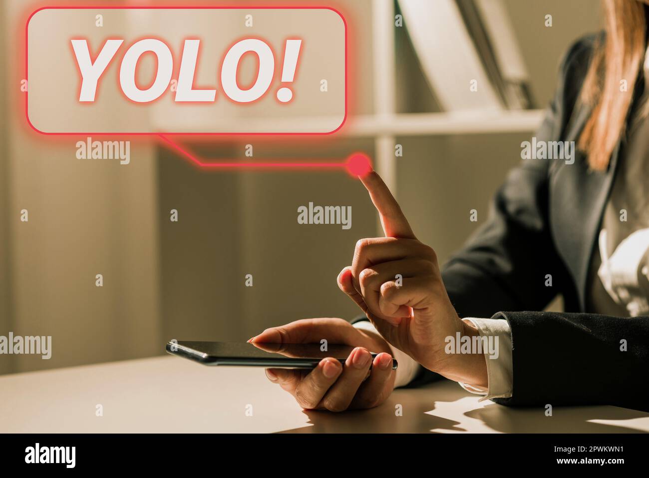 Inspiration showing sign Yolo, Business concept stand for You only live ...
