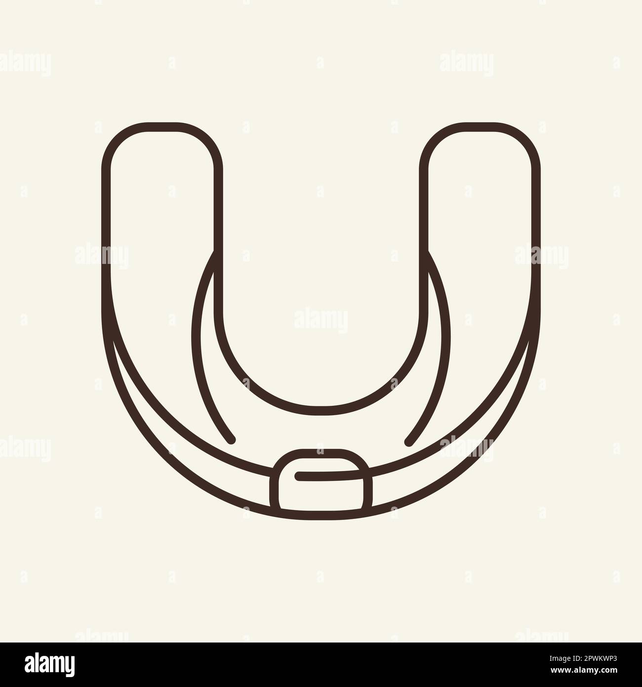 Dental aligner line icon Stock Vector Image & Art - Alamy