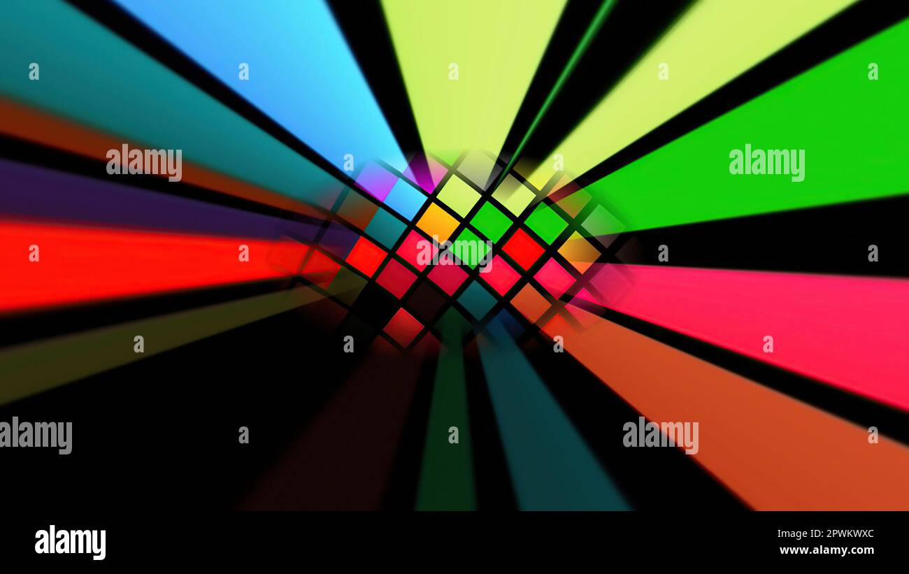 Colorful pixels on rotating sphere Stock Photo - Alamy