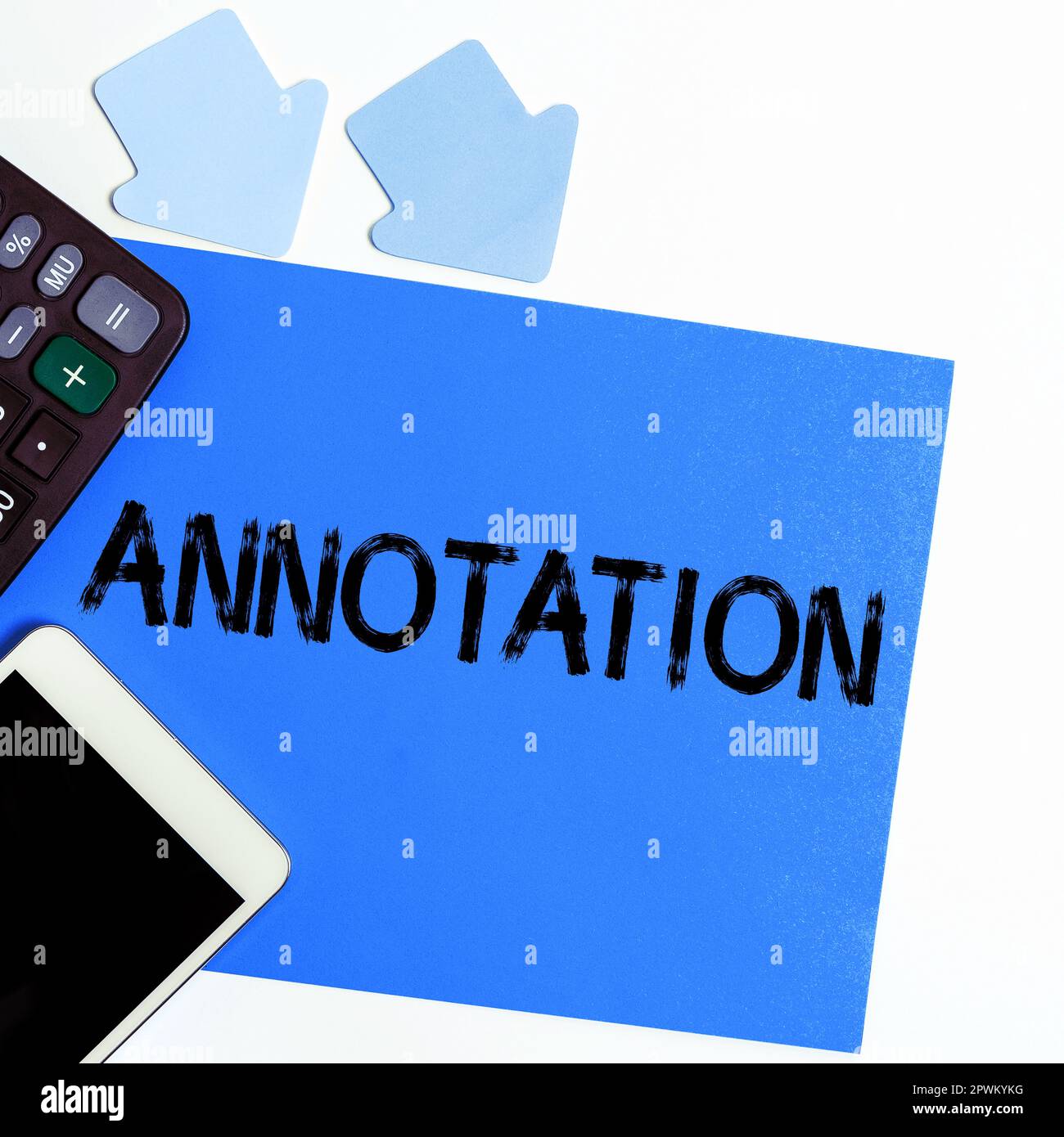 Text Sign Showing Annotation Internet Concept Note Added By Way Of Comment Or Explanation Stock