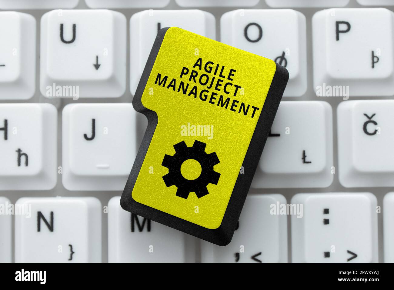 Text showing inspiration Agile Project Management, Business idea ...