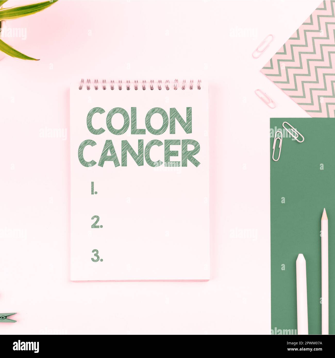 Text caption presenting Colon Cancer, Business showcase Cancer that ...