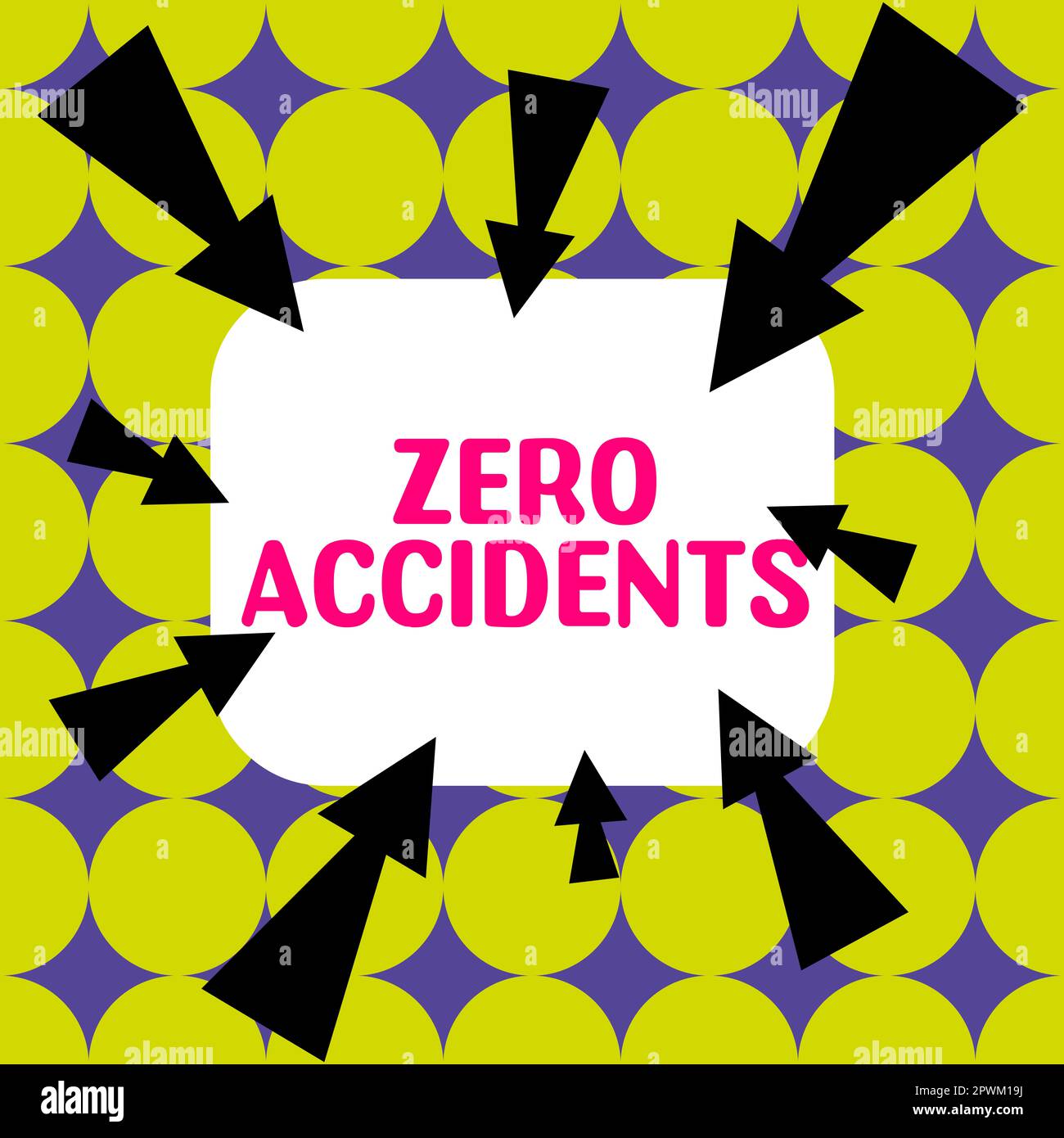 Inspiration showing sign Zero Accidents, Conceptual photo important ...