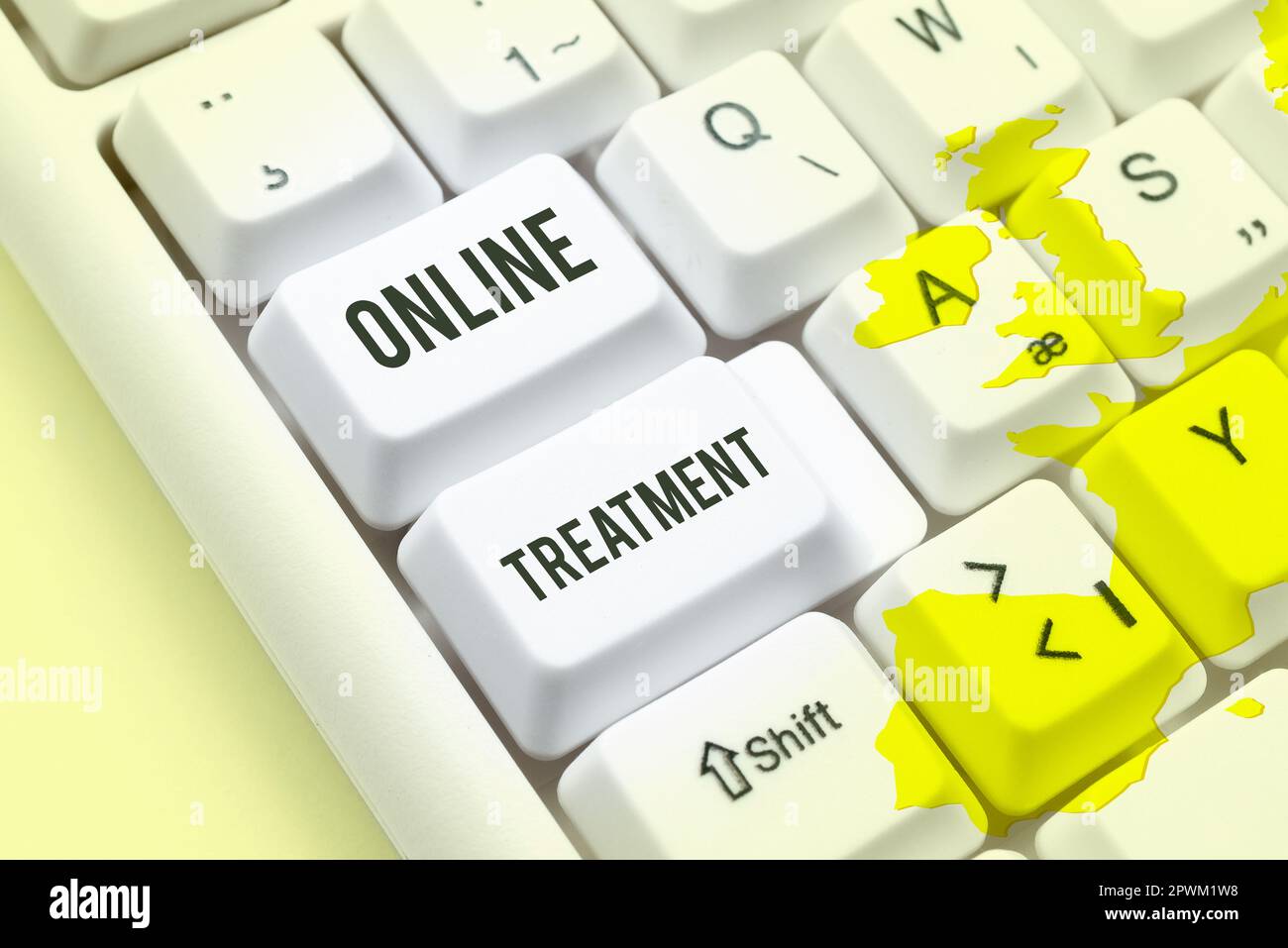 Conceptual display Online Treatment, Word for delivery of mental health ...