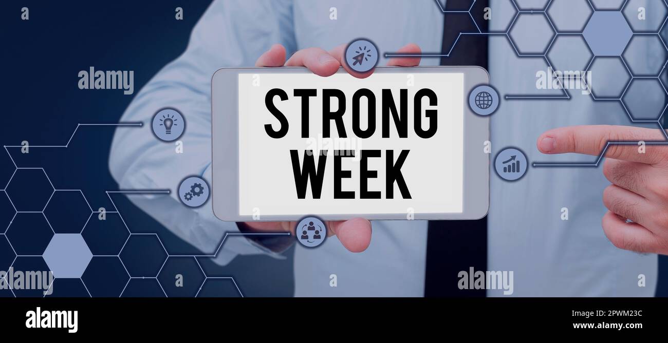 Inspiration showing sign Strong Weak, Business concept having features ...