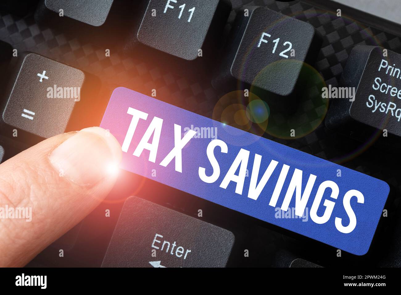 Handwriting text Tax Savings, Conceptual photo only a portion of income ...