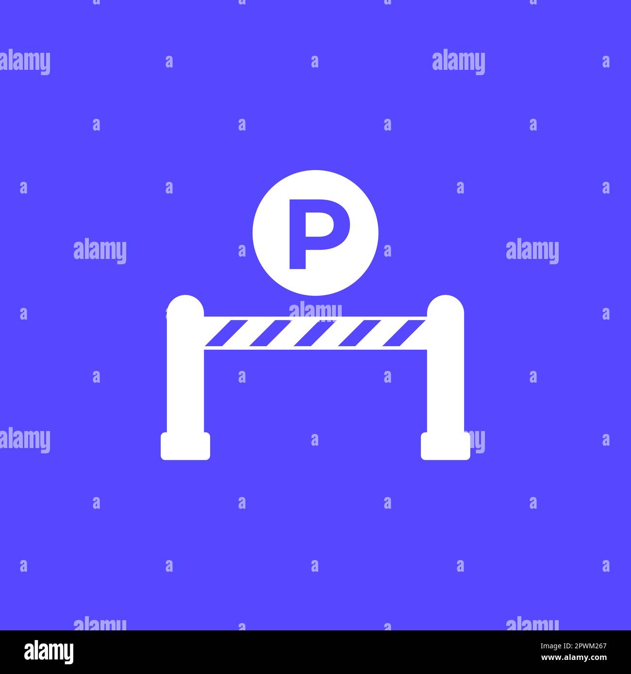 Parking gate icon, vector sign Stock Vector Image & Art - Alamy