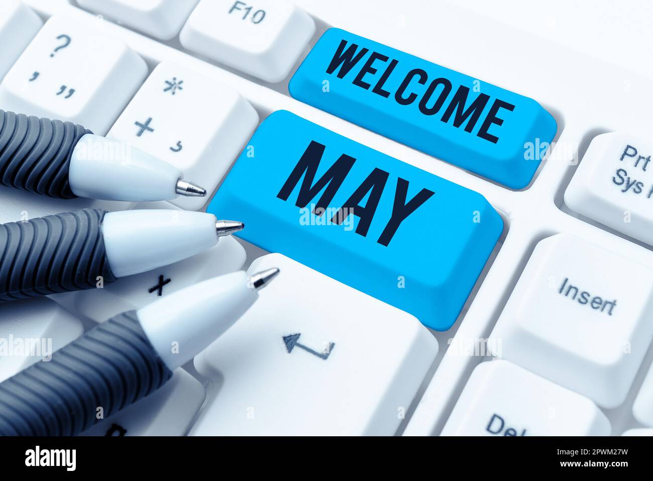 Text sign showing Welcome May, Word for Calendar Sixth Month Second ...