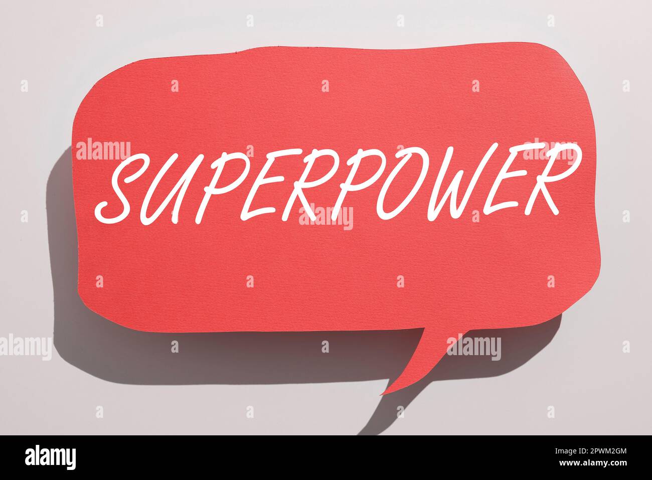 Conceptual caption Superpower, Business showcase a power or ability of ...