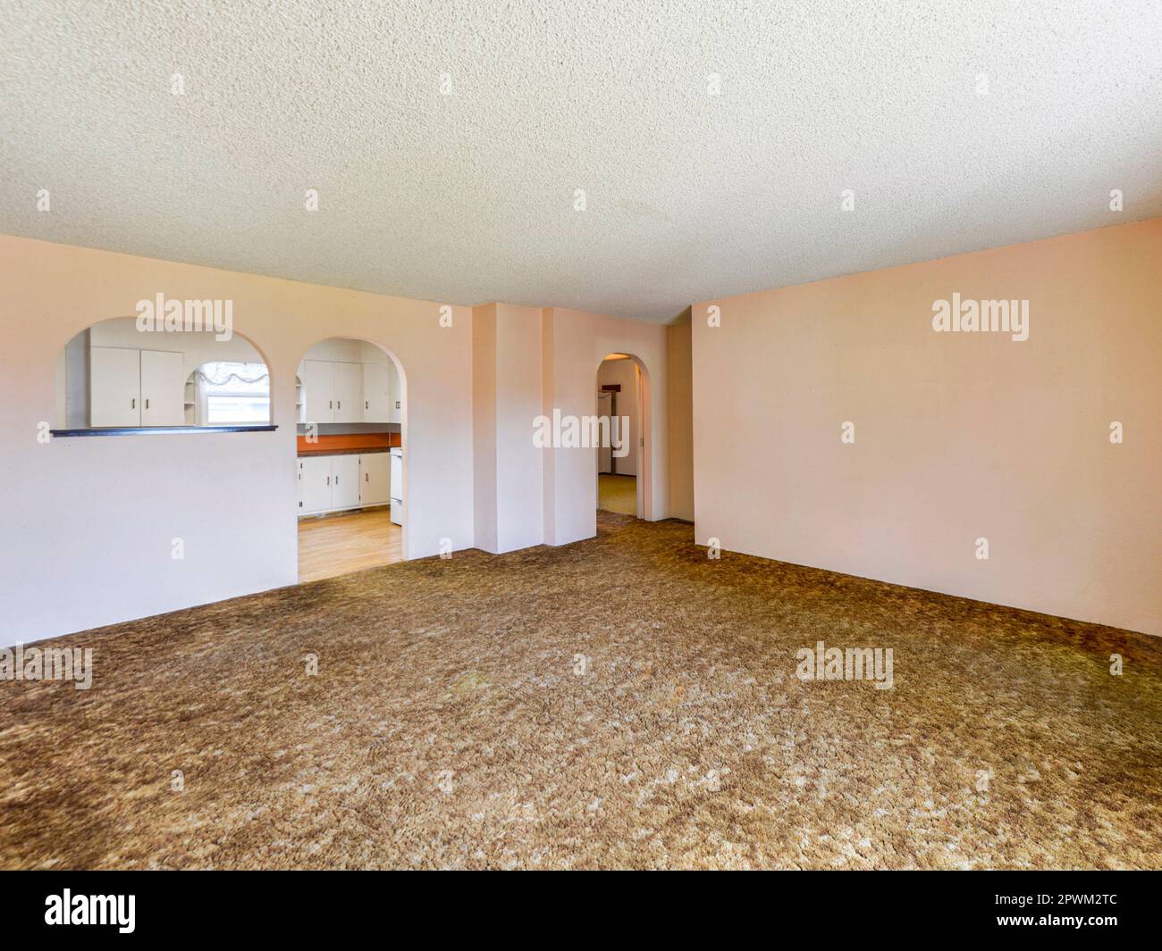 Modern residential empty living room interior Stock Photo - Alamy