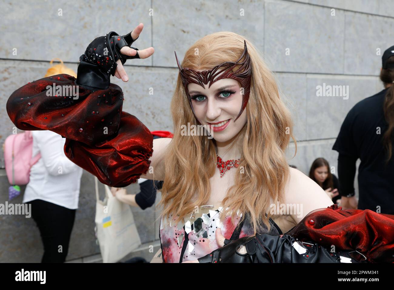 Cosplayer bei der Manga-Comic-Con auf der Leipziger Buchmesse 2023 ...