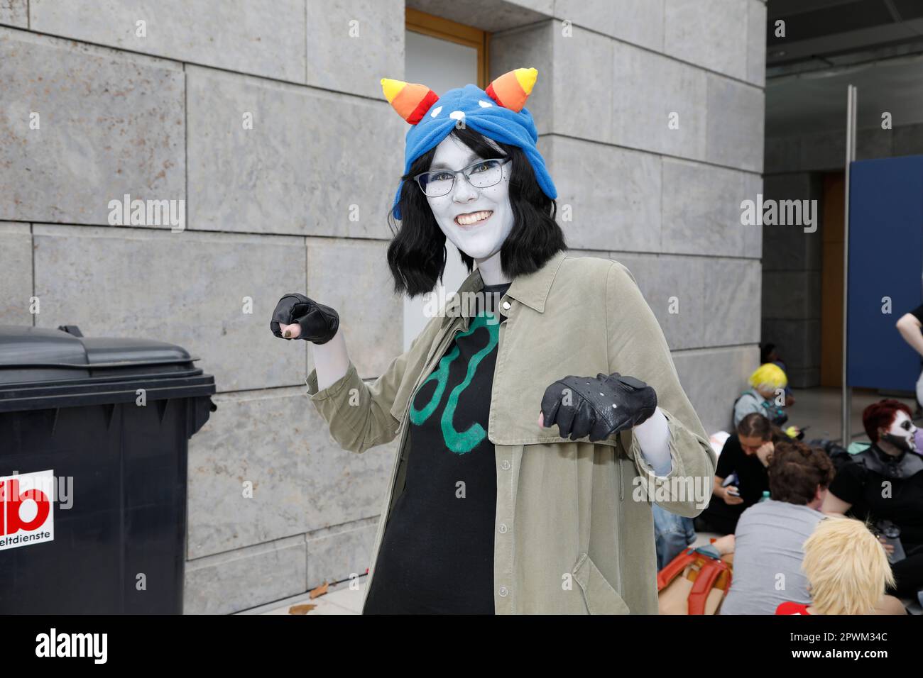 Cosplayer bei der Manga-Comic-Con auf der Leipziger Buchmesse 2023 ...