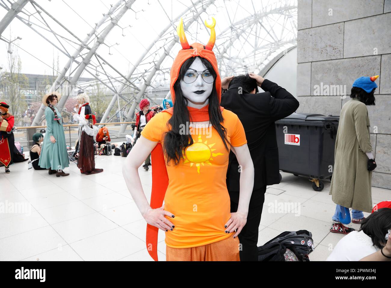 Cosplayer bei der Manga-Comic-Con auf der Leipziger Buchmesse 2023 ...