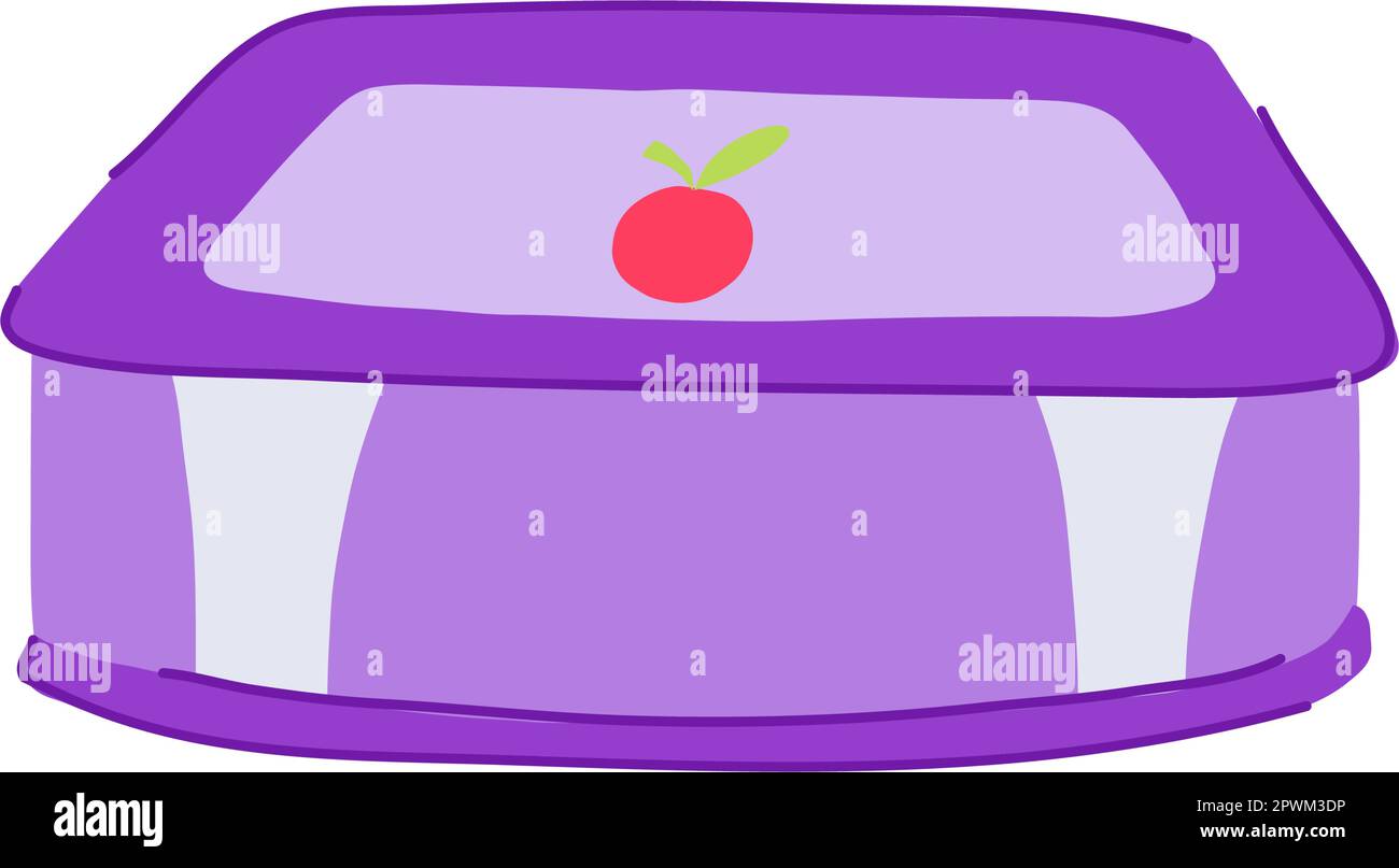 fresh lunch box cartoon. healthy sandwich, food school fresh lunch box ...