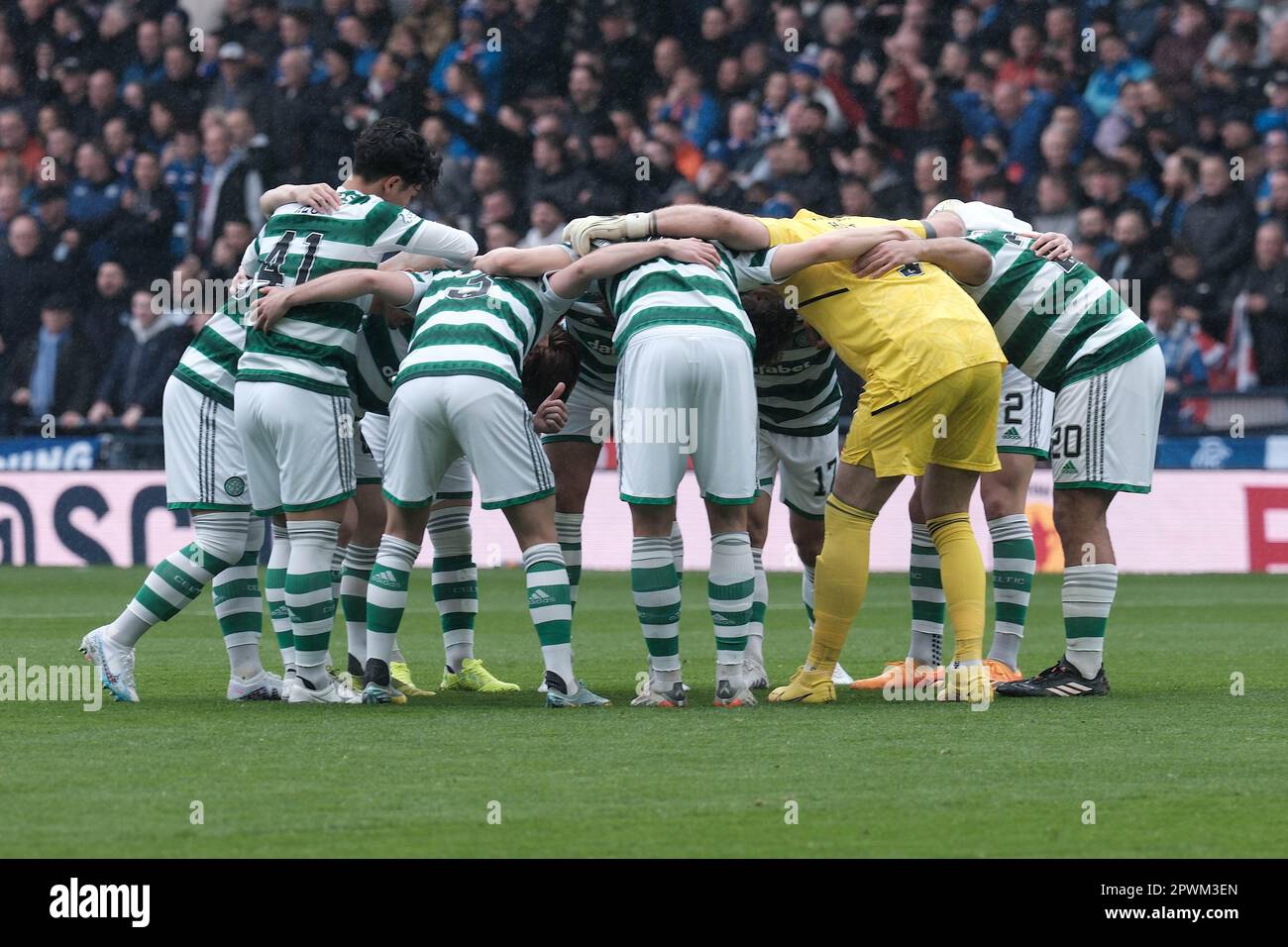 Glasgow celtic huddle hi-res stock photography and images - Alamy