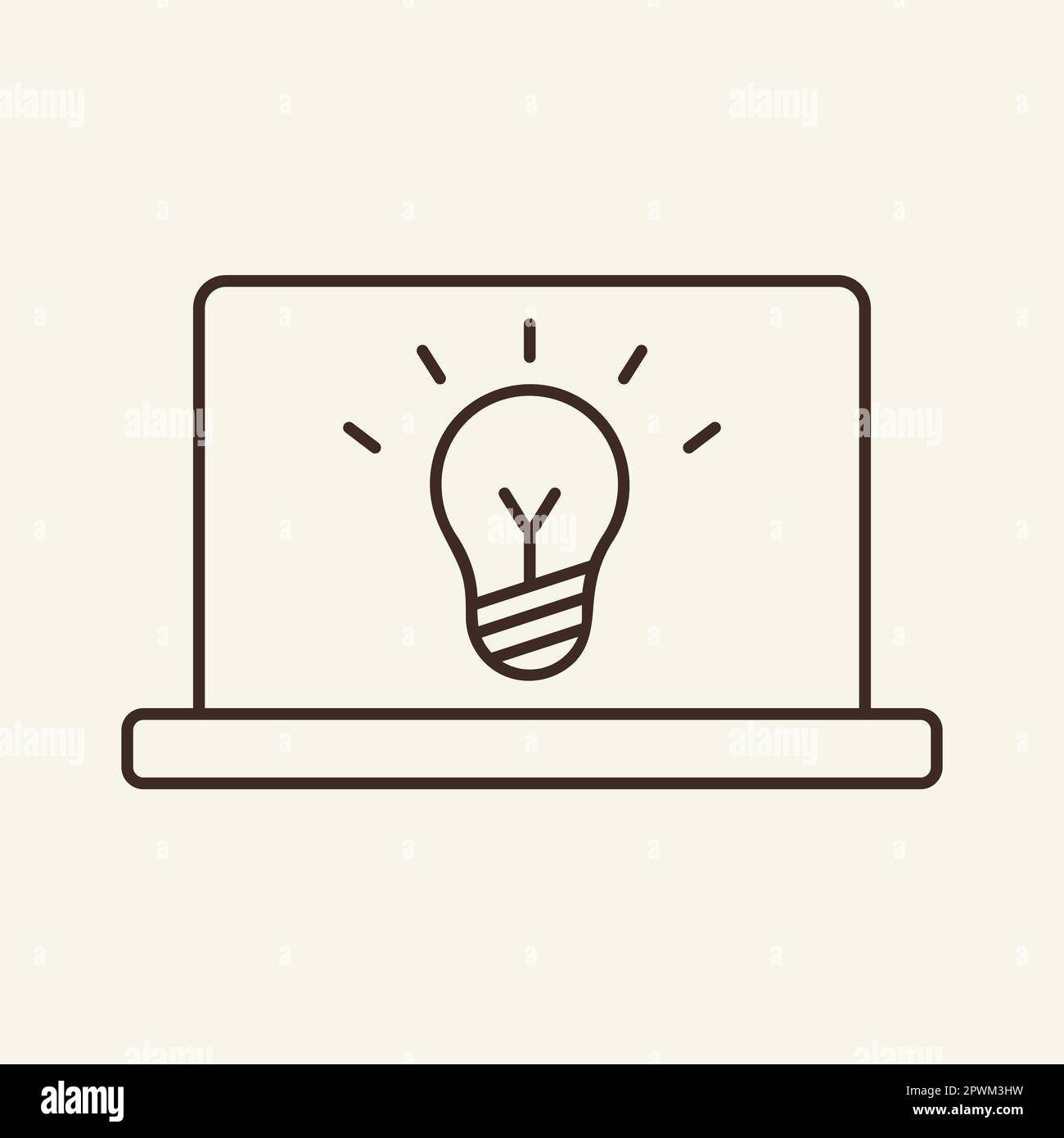 Creative idea line icon Stock Vector Image & Art - Alamy