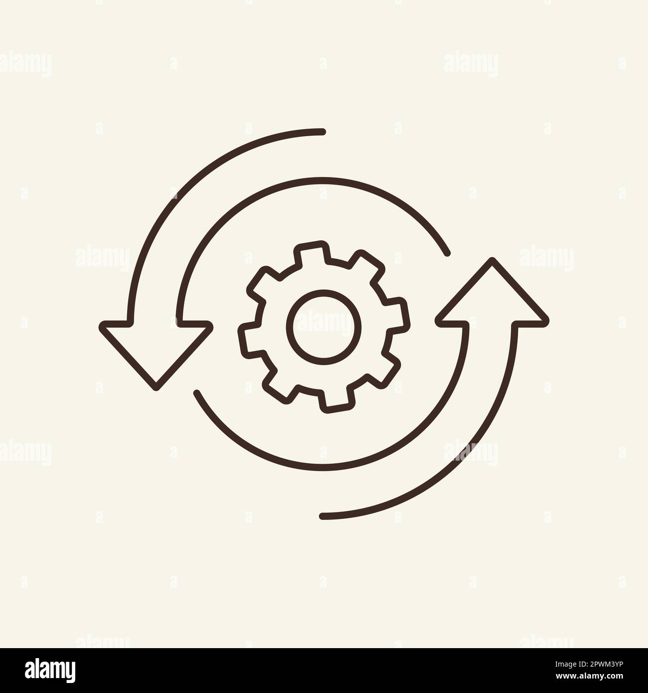 Data management line icon Stock Vector Image & Art - Alamy