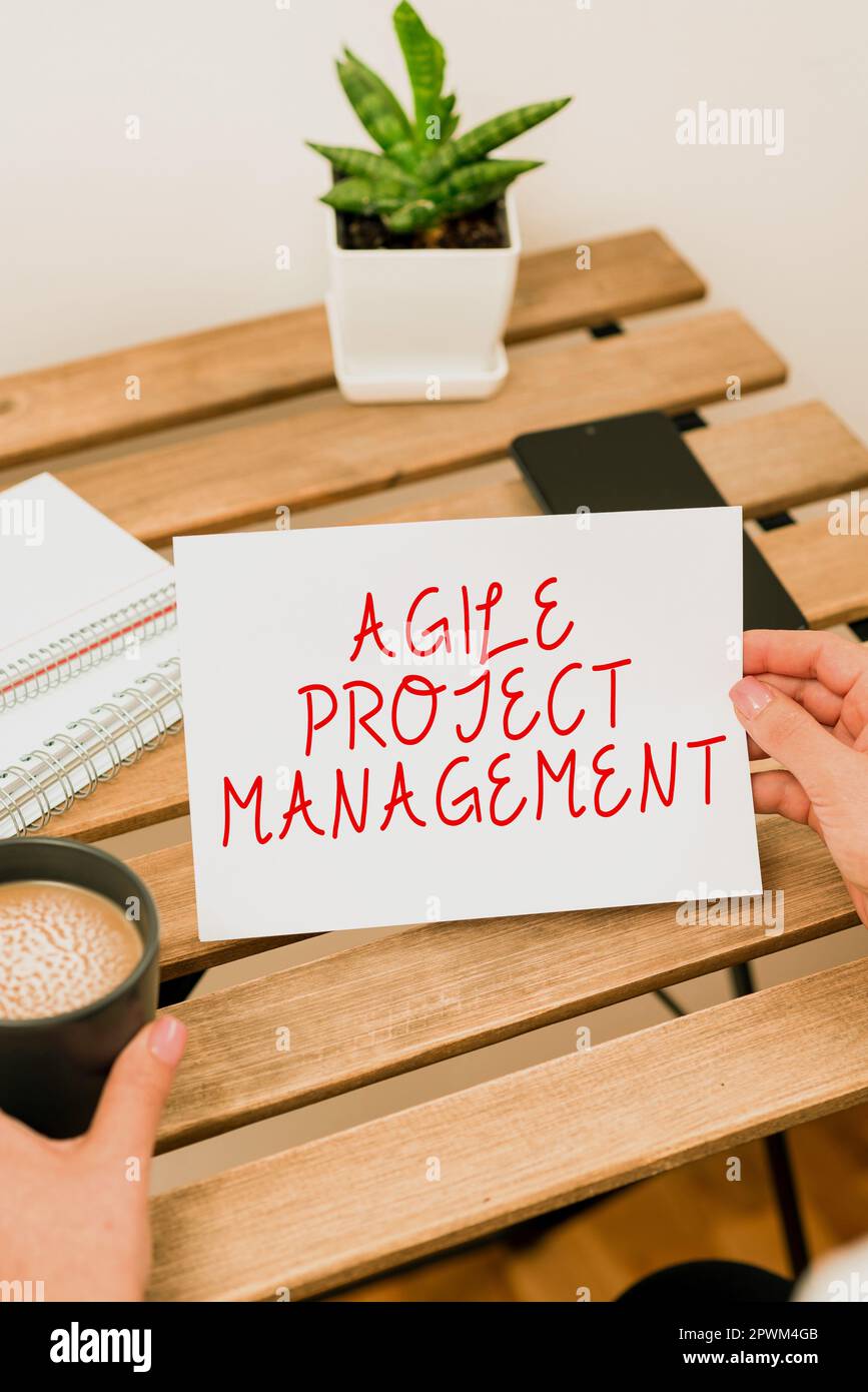 Conceptual caption Agile Project Management, Conceptual photo ... Conceptual caption Agile Project Management, Conceptual photo ...