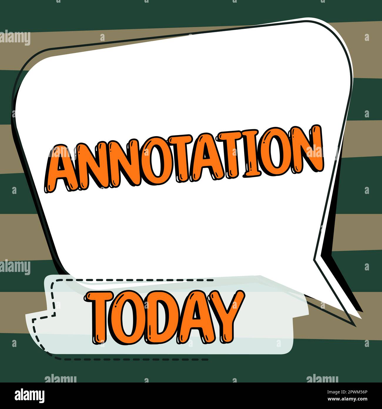 Handwriting Text Annotation Business Approach Note Added By Way Of