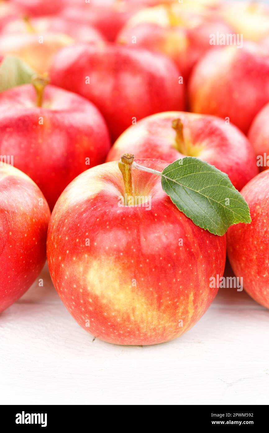 Apples apple fruits fruit with leaves portrait format background leaf ...