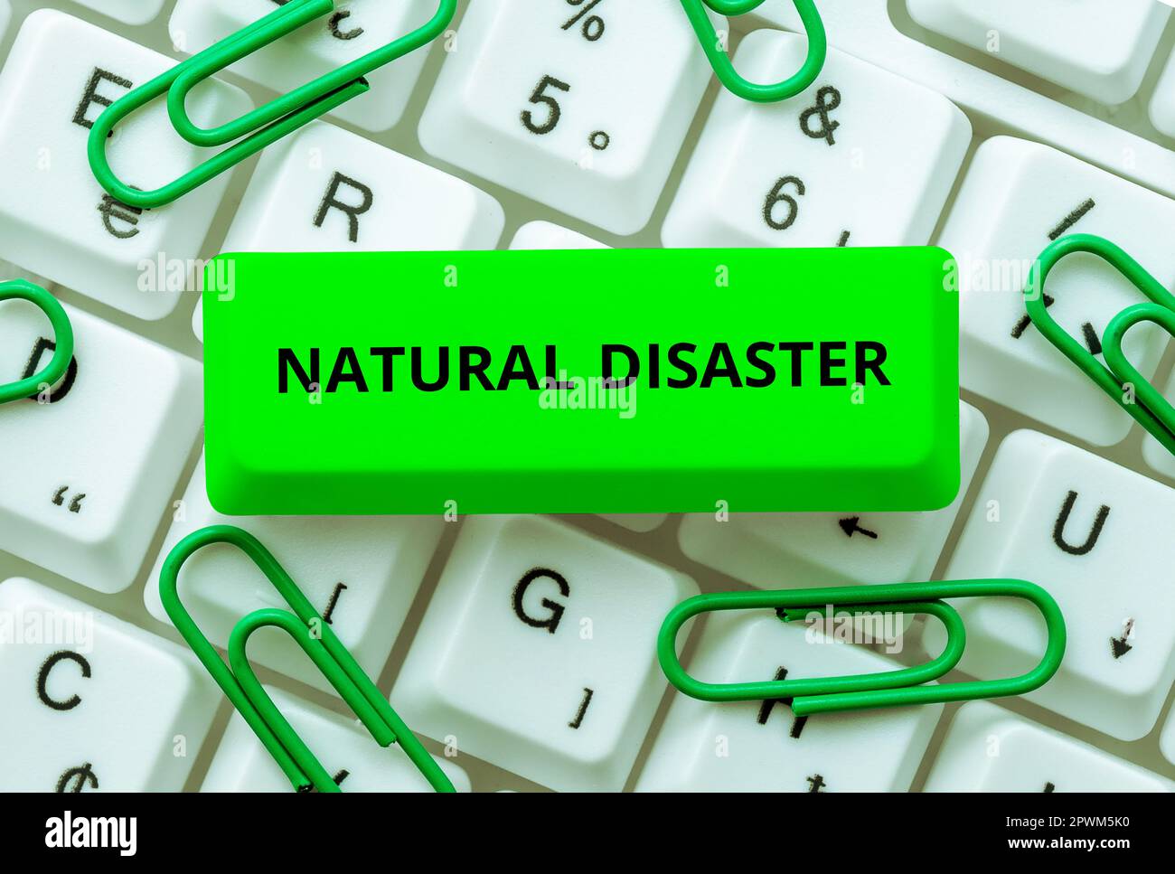 Hand writing sign Natural Disaster, Word for occurring in the course of ...