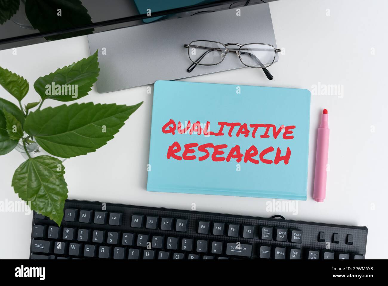 Writing displaying text Qualitative Research, Word Written on Certified ...