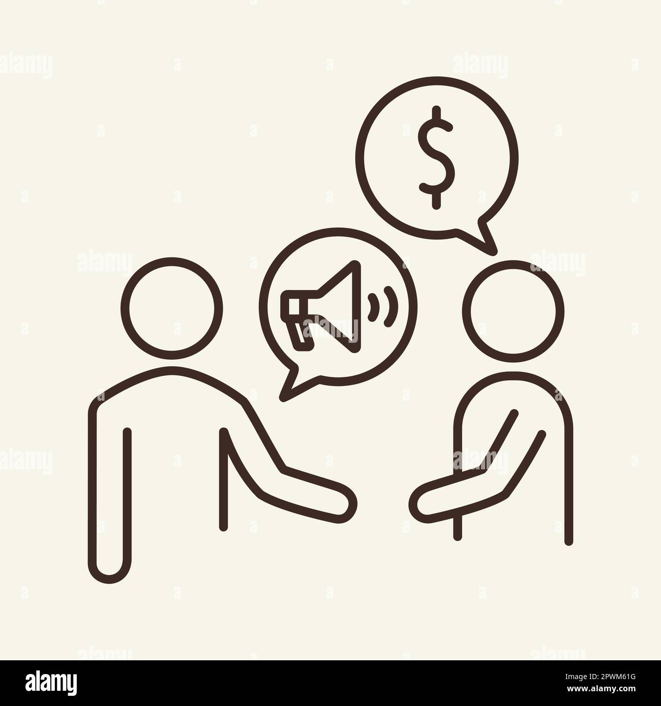 Promotion campaign line icon Stock Vector Image & Art - Alamy