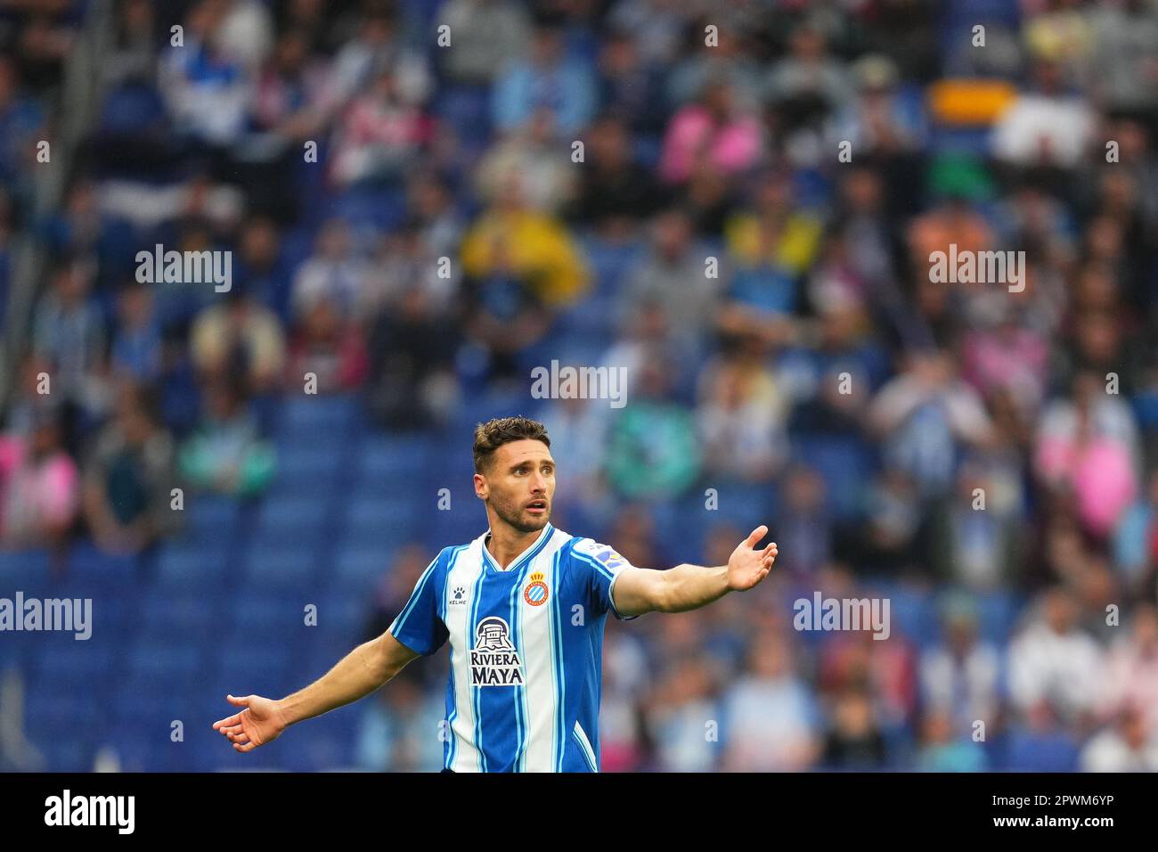 Sergi Gomez of RCD Espanyol during the La Liga match between RCD ...