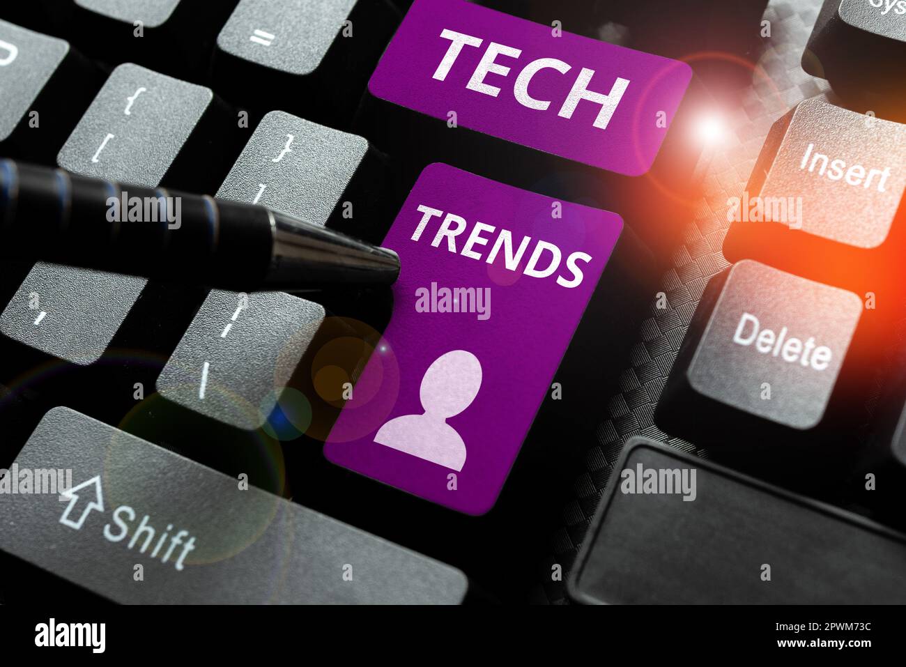 Conceptual caption Tech Trends, Business overview technology that is ... Conceptual caption Tech Trends, Business overview technology that is ...