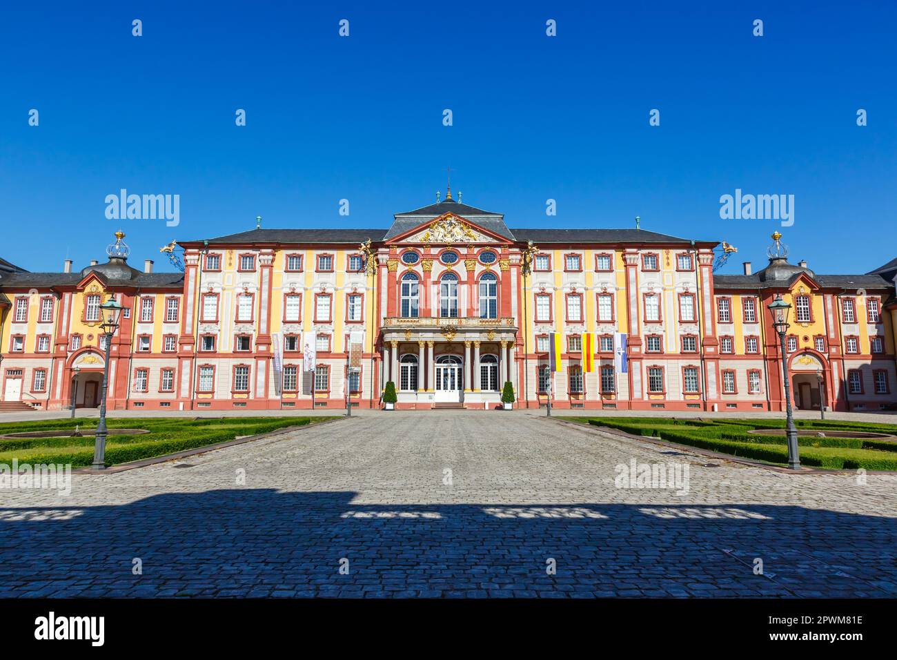 Bruchsal Castle palace baroque architecture travel traveling in Germany ...