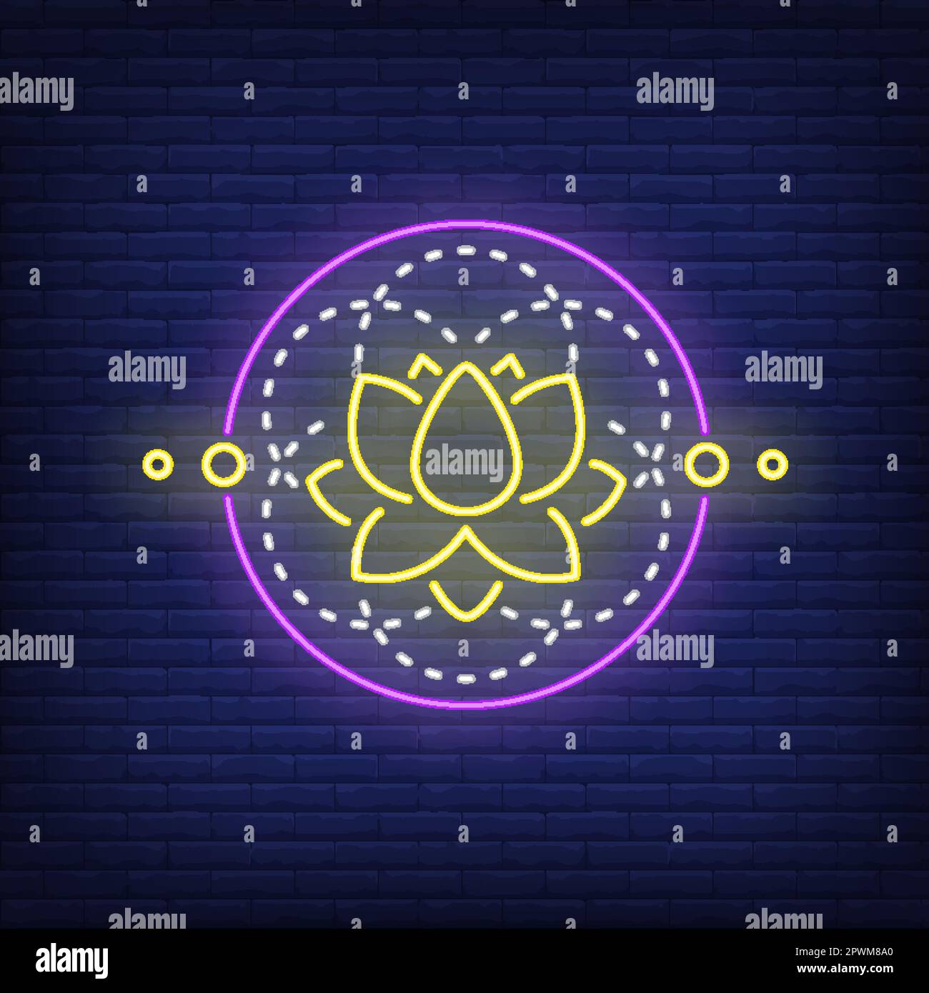 Lotus flower sign in hi-res stock photography and images - Alamy