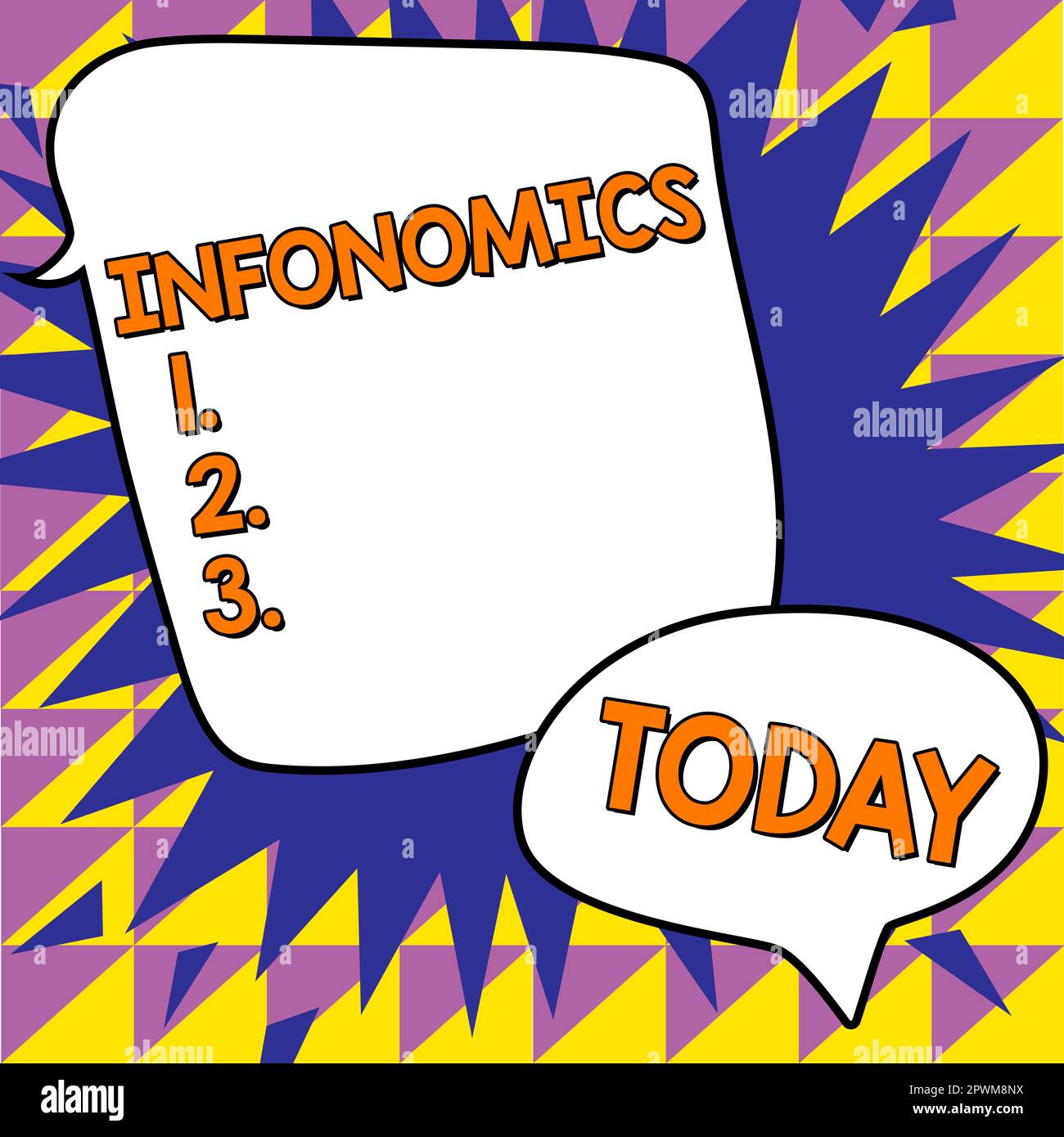 Sign displaying Infonomics, Internet Concept visual image used to ...