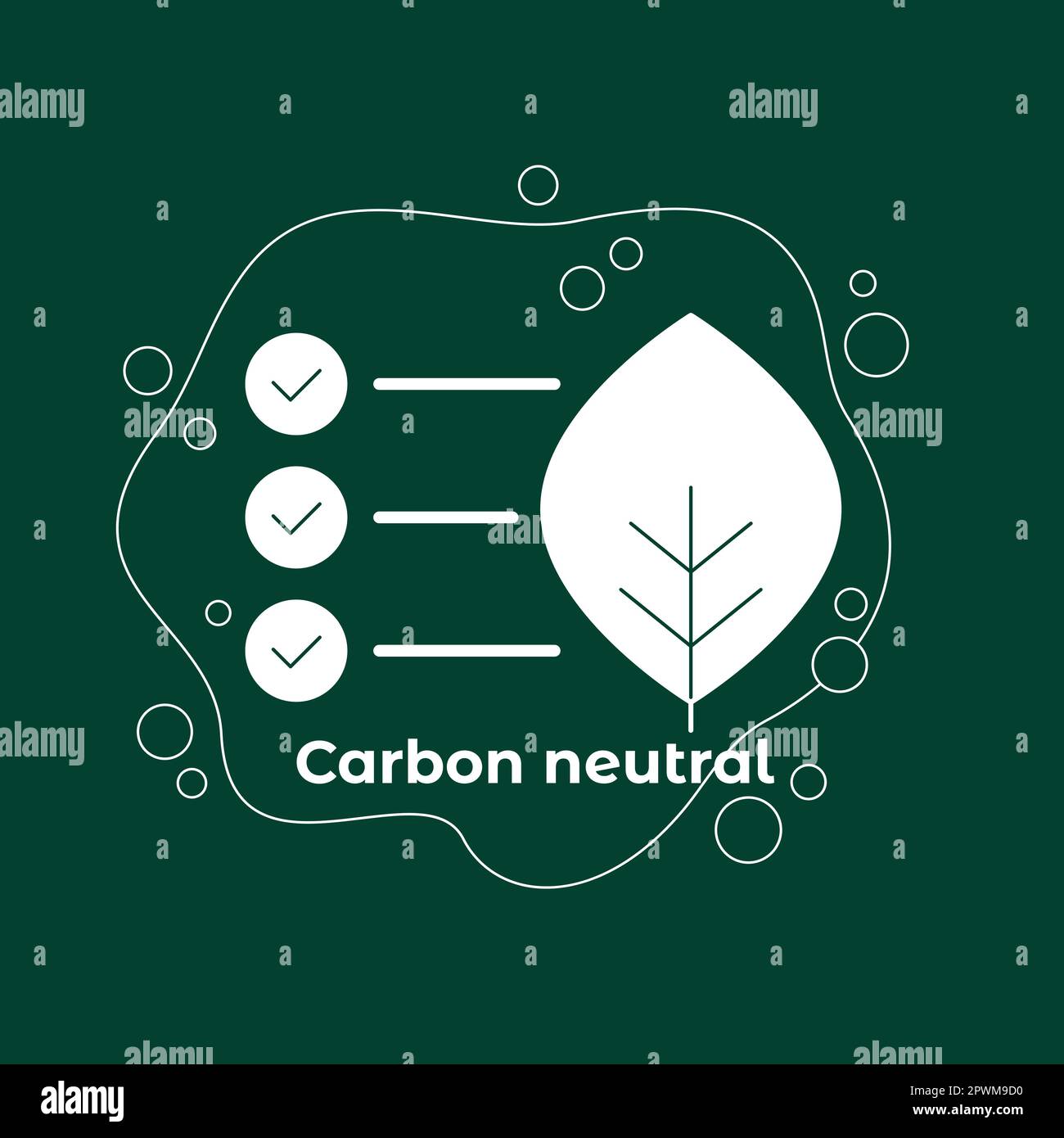 carbon neutral icon, vector art Stock Vector Image & Art - Alamy