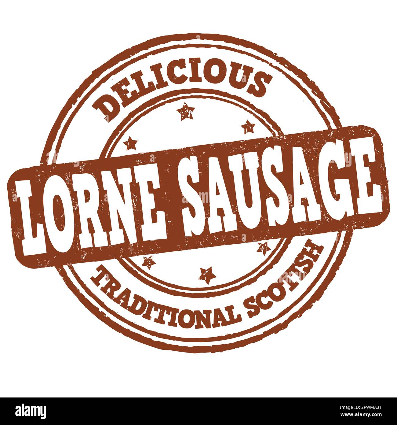 Lorne sausage Stock Vector Images - Alamy