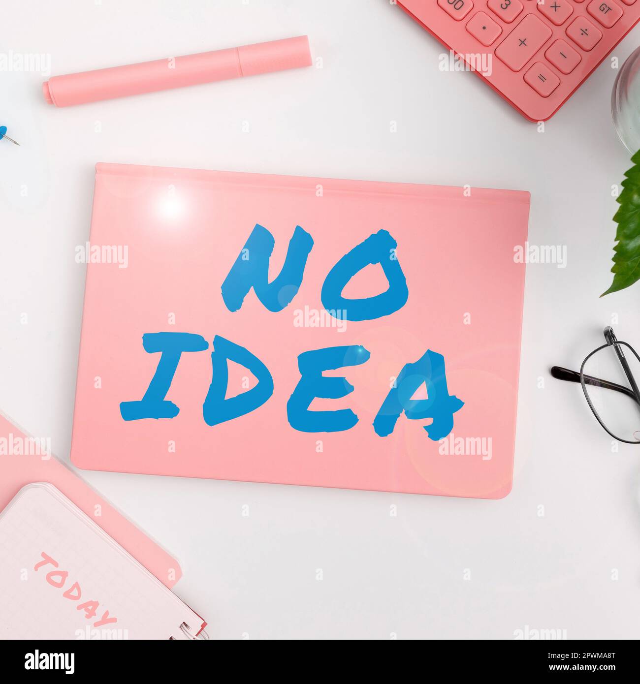 Inspiration showing sign No Idea, Business approach Indicates that the ...