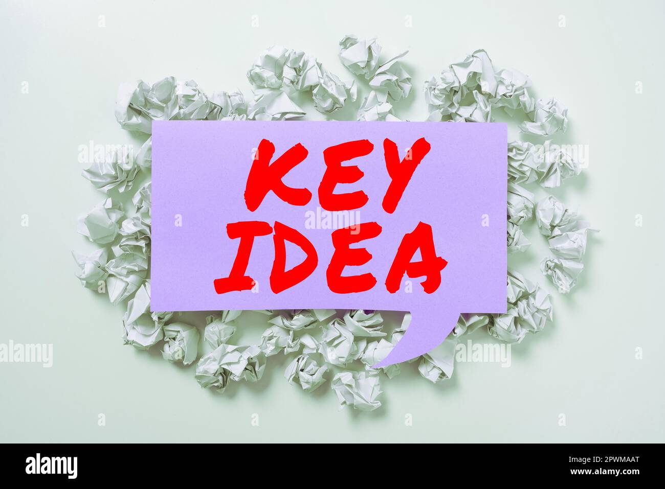 Conceptual caption Key Idea, Concept meaning Exceptional or vital ...