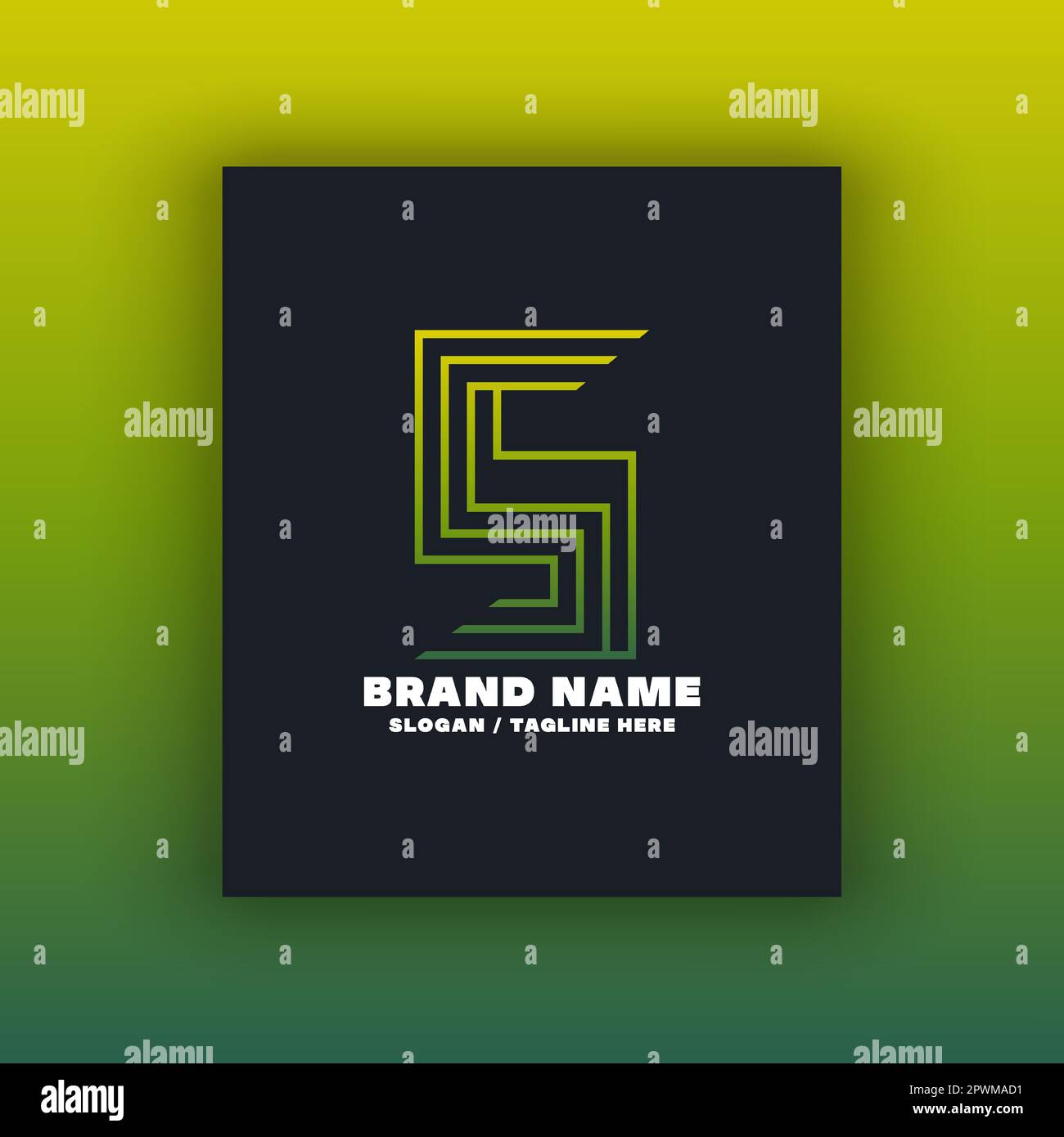 Simple letter S logo design template. Editable, resizable, vector ...